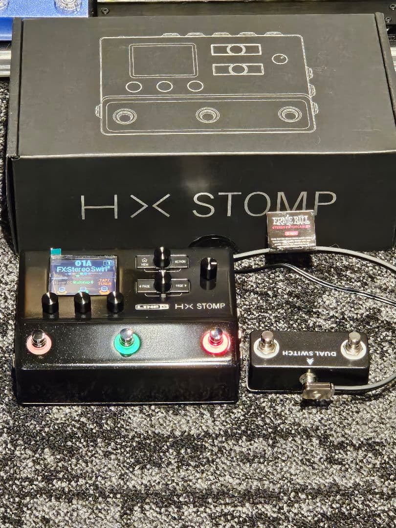 k LINE 6 HX STOMP 増設FS、ステレオケーブル付き。
