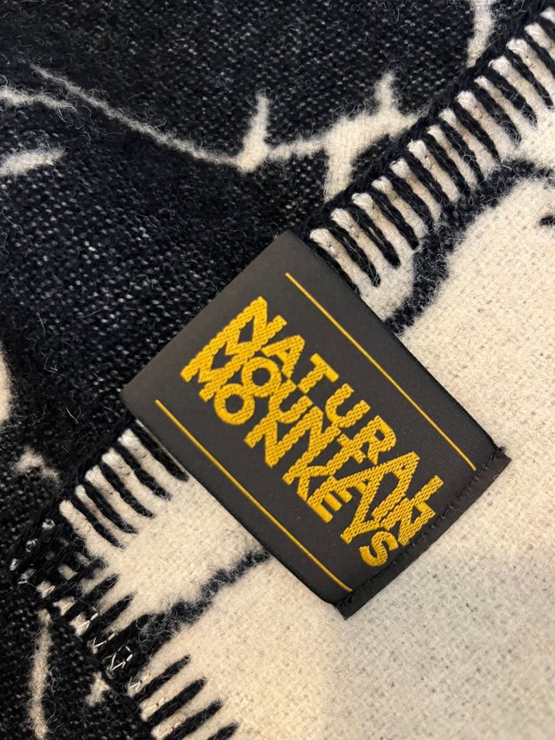 美品NATURAL MOUNTAIN MONKEYS HOTEL BLANKET