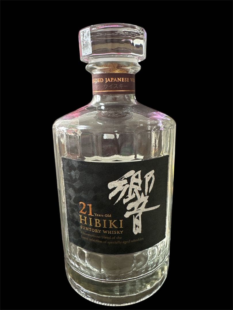 Hibiki 21 Year Old ウイスキー 空瓶　箱あり