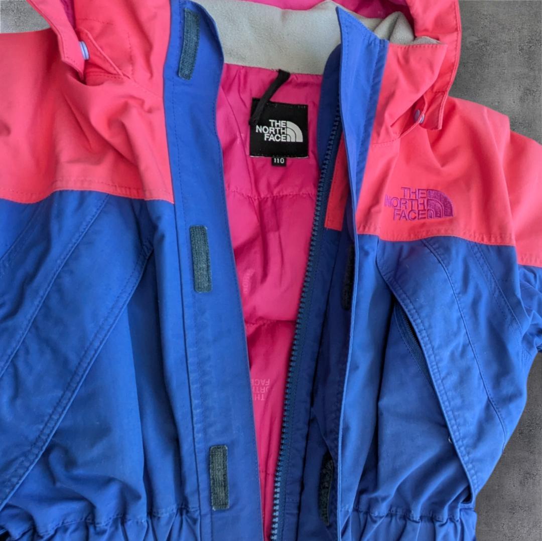 THE NORTH FACE キッズ スキーウェア 110cm ピンク×ブルー