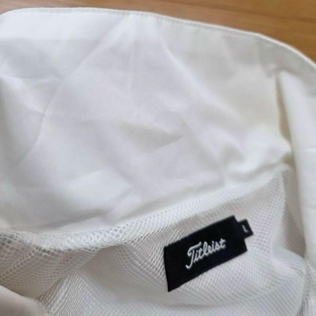 【美品】Titleist レインウェア セットアップ ホワイト/ブラックL