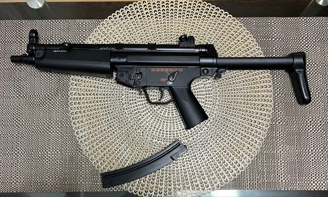 美品　東京マルイ カスタム品　H&K MP5A5 電動ガン　金属ピニオンギア