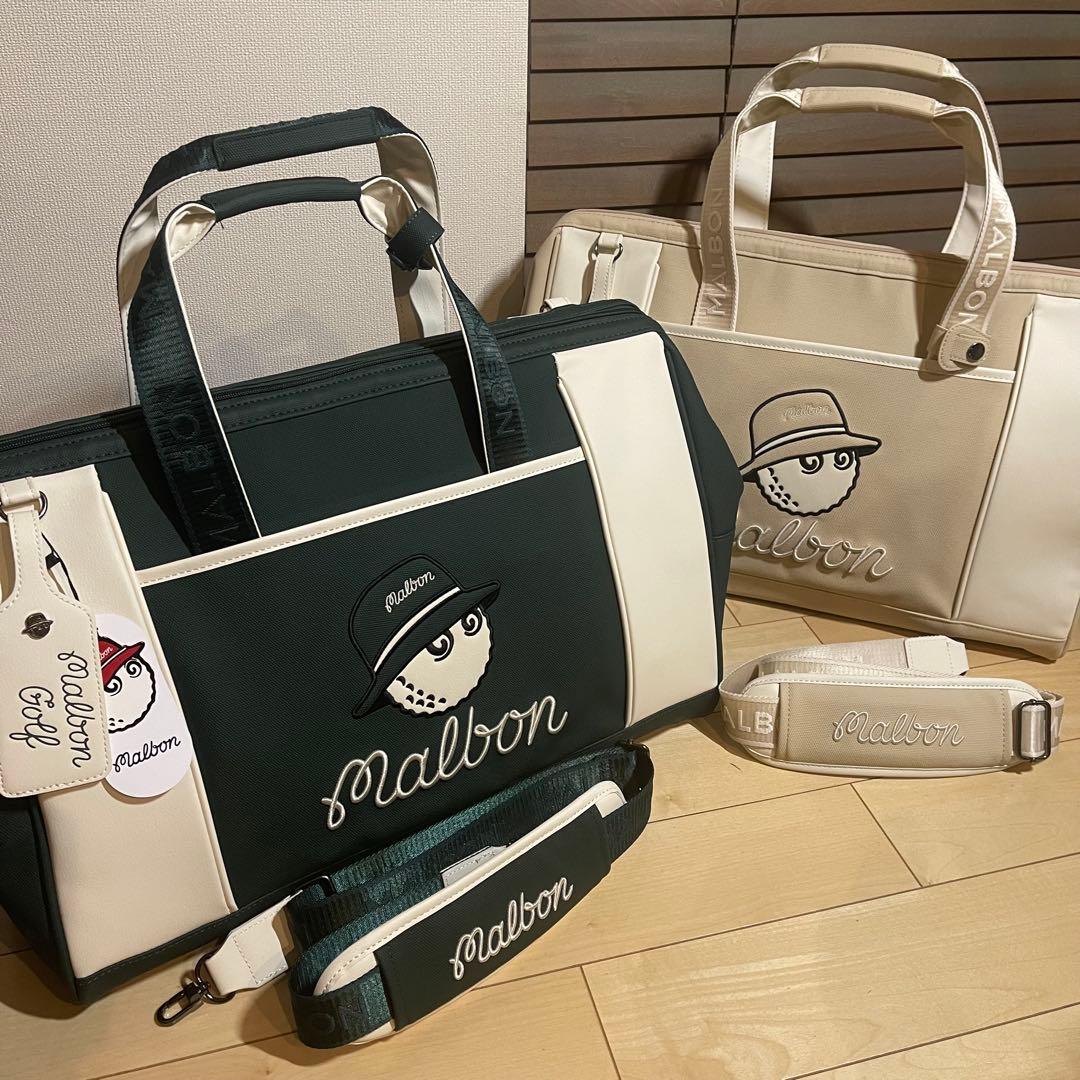 MALBON GOLF マルボンゴルフ ボストンバッグ ゴルフバッググリーン