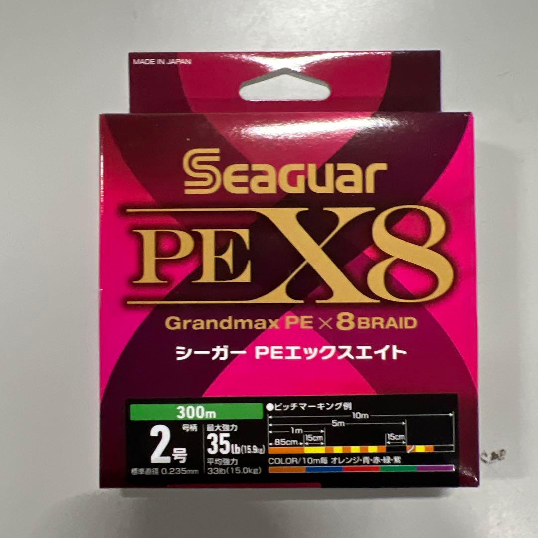 Seaguar PE X8 300m2号35lb(15.9kg) 16セット