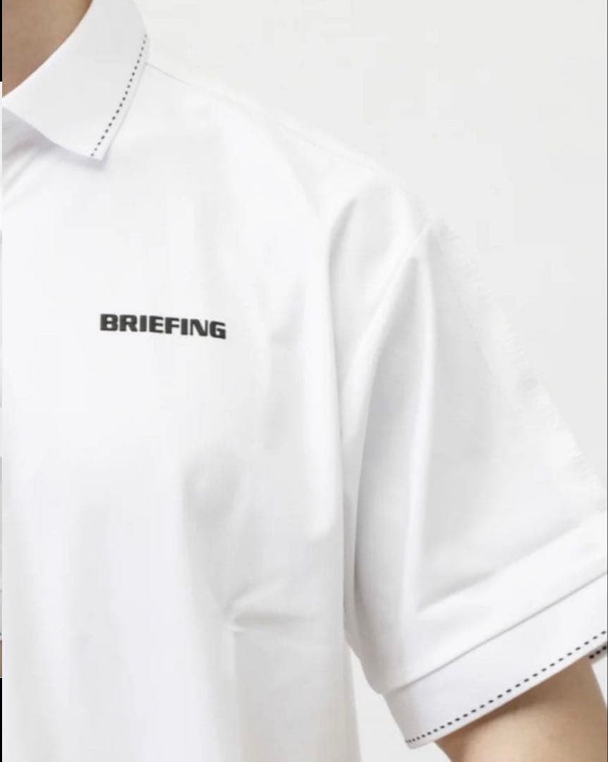 メンズウェア BRIEFING MS LOGO LINE POLO RF BRG251M41