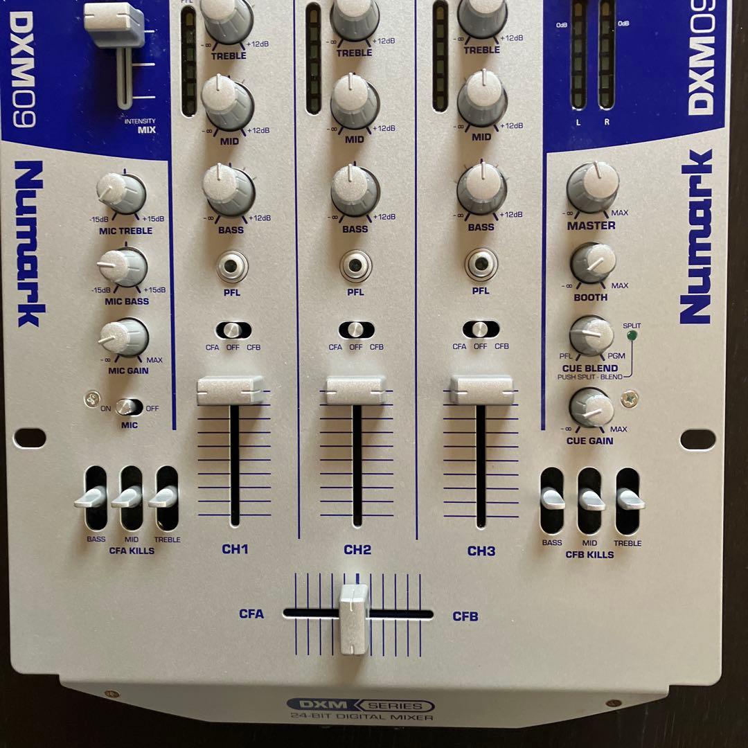 Numark DXM09 DJミキサー 24ビットデジタル 3チャンネル