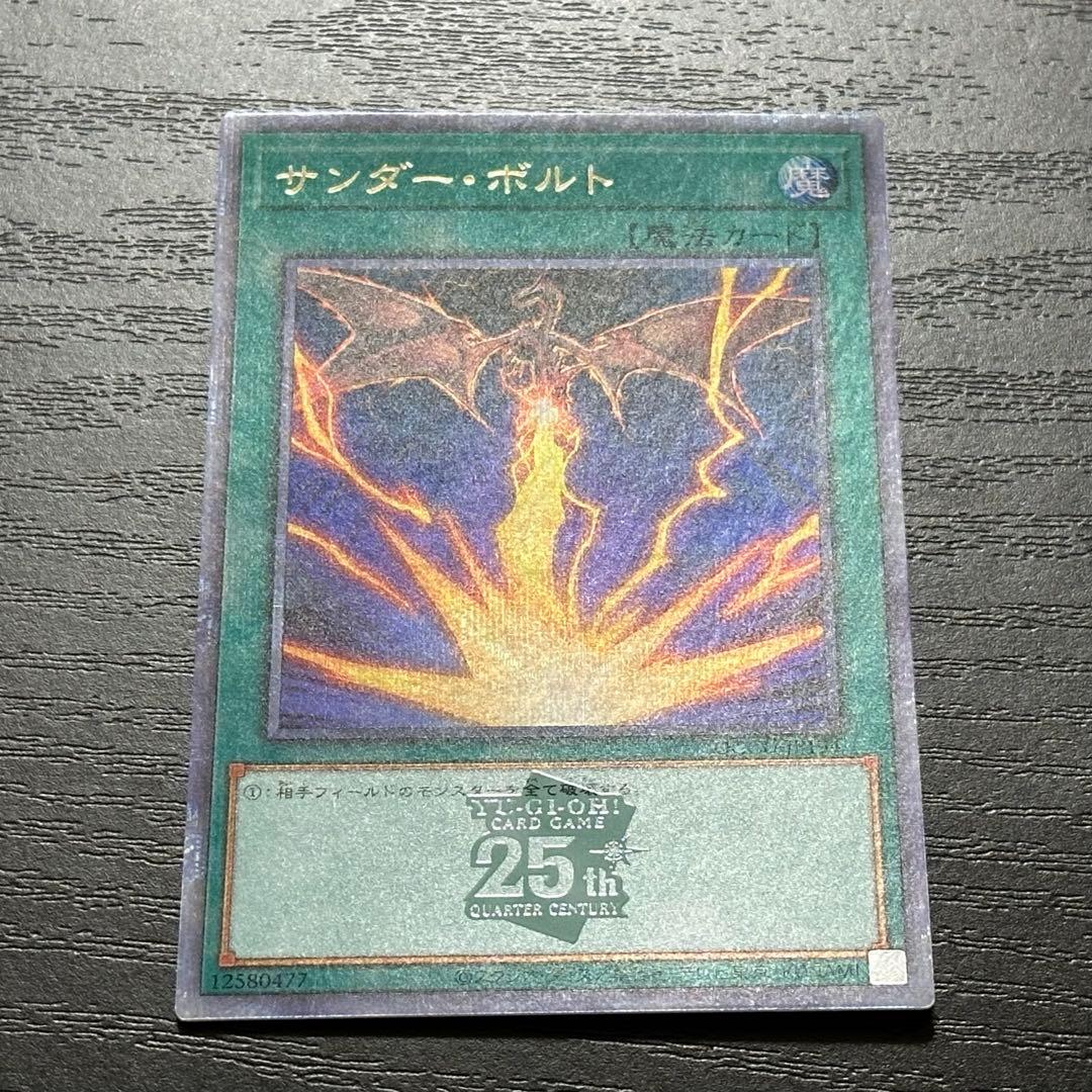 遊戯王 羽根帚 サンダーボルト 25th 絵違い セット