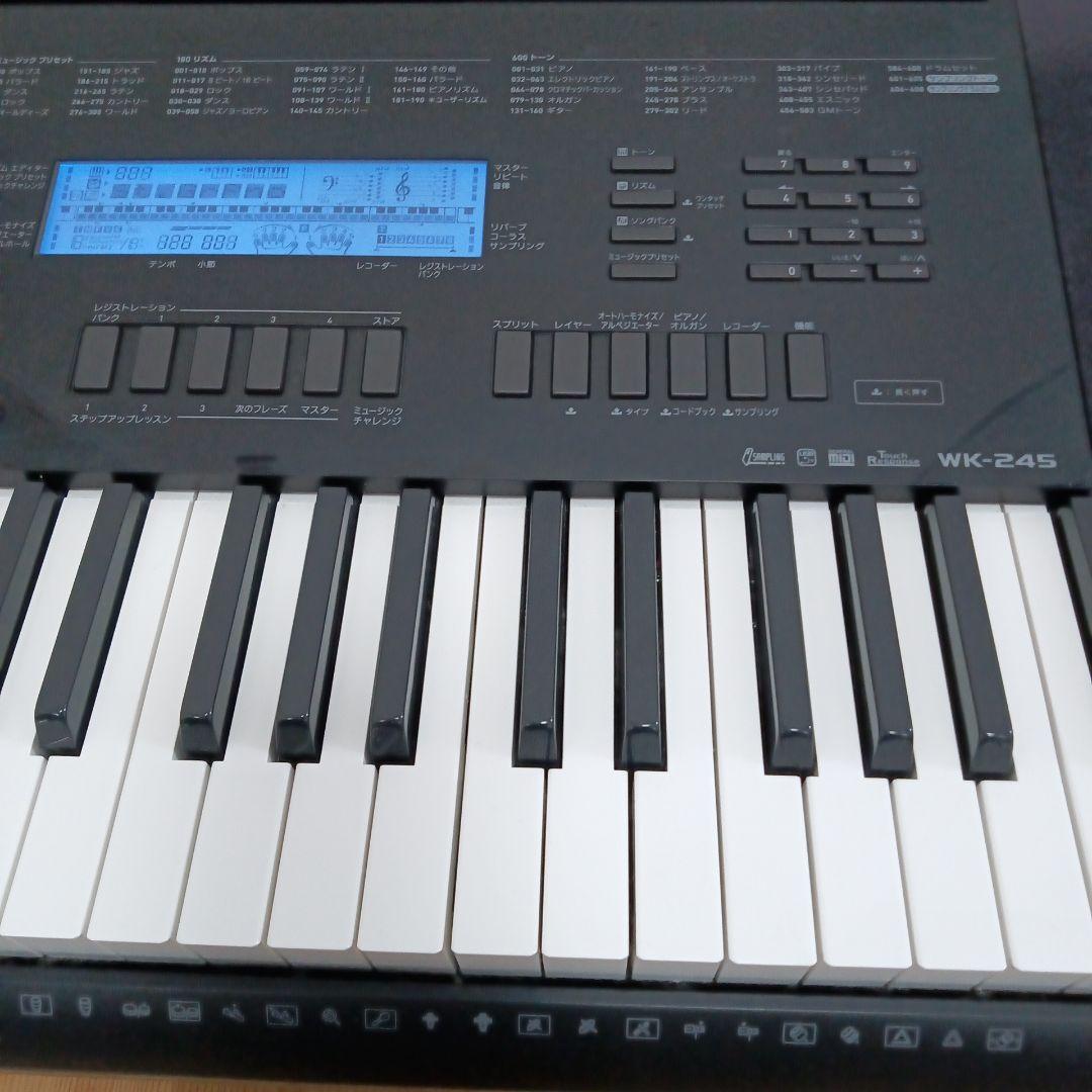 CASIO WK-245 電子キーボード 76鍵盤