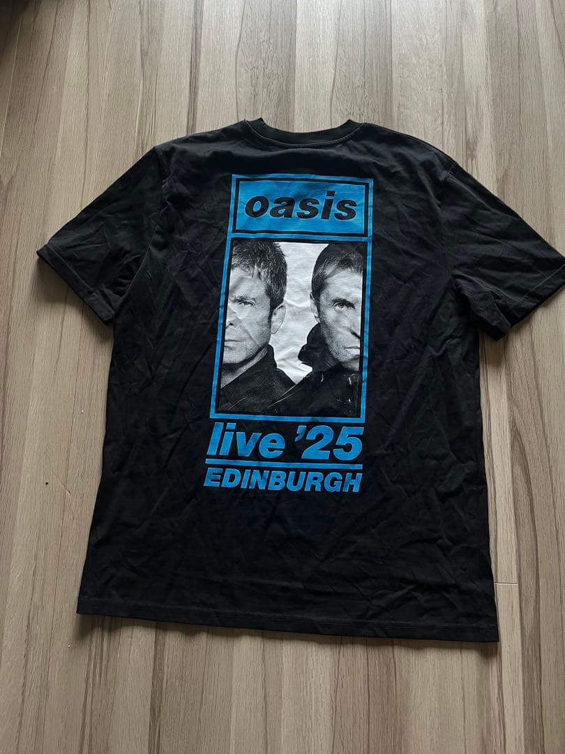 Oasis Live'25ツアーTシャツ Ｍ　エディンバラ8/8