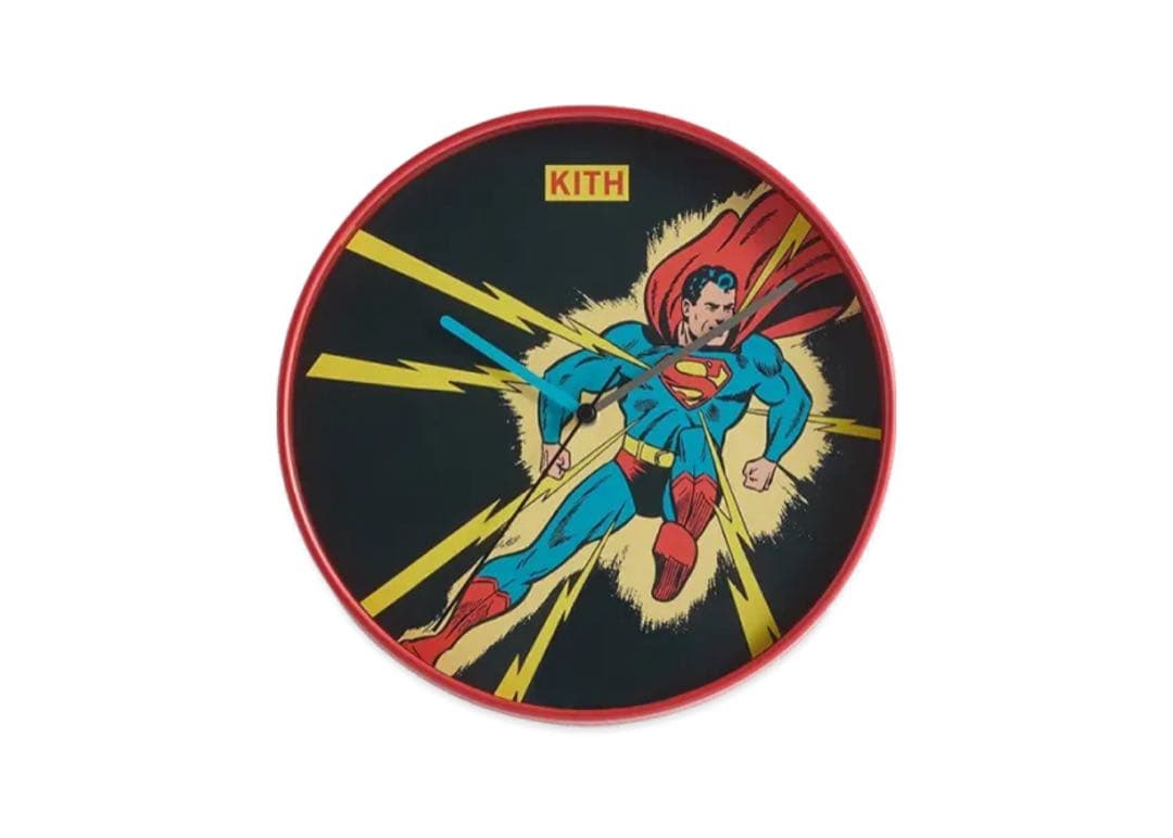 Kith x Superman Lightning Bolt Clock 時計
