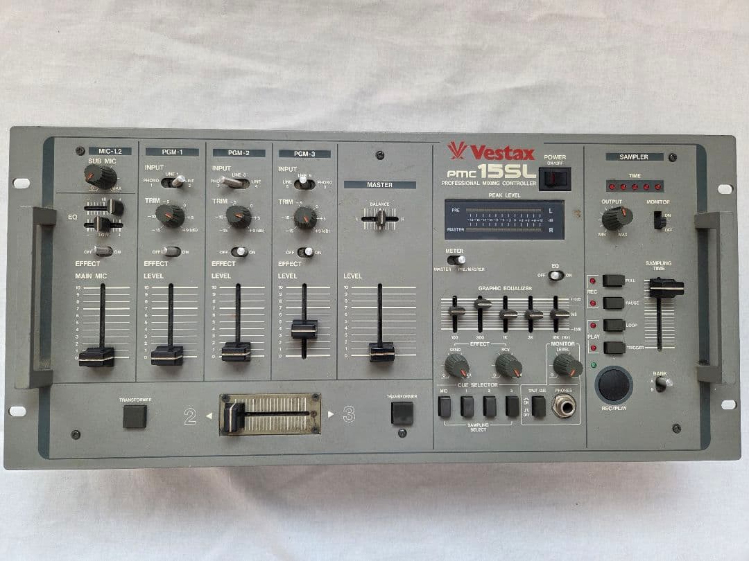 Vestax PMC-15SL DJミキサー レア・ヴィンテージ