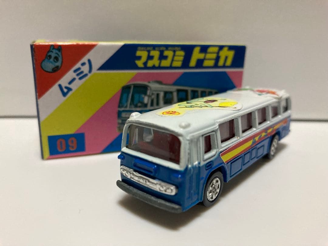 マスコミトミカ　ムーミン　三菱ふそうバス　日本製