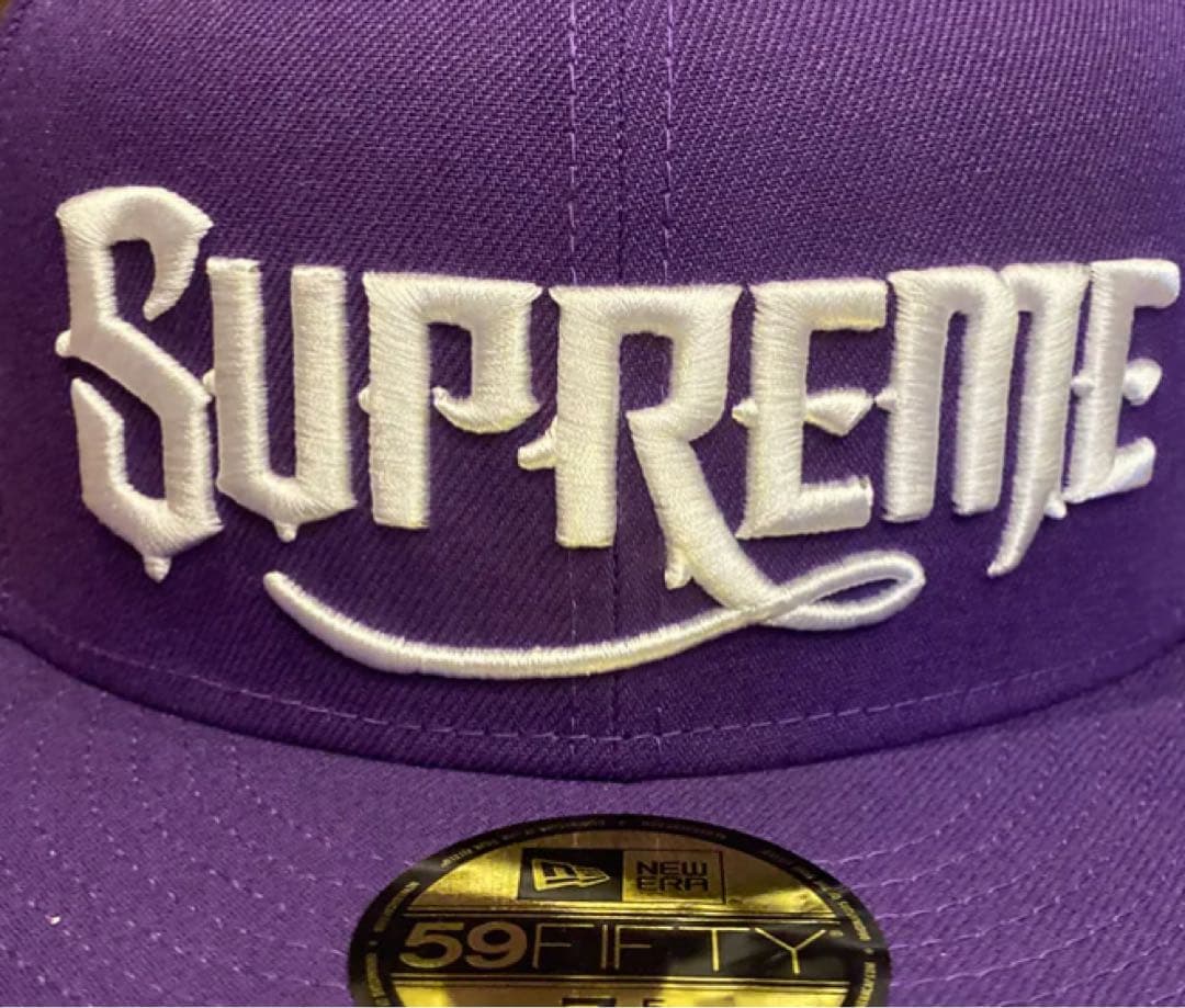 応援グッズ Supreme Mister Cartoon New Era Purple 2