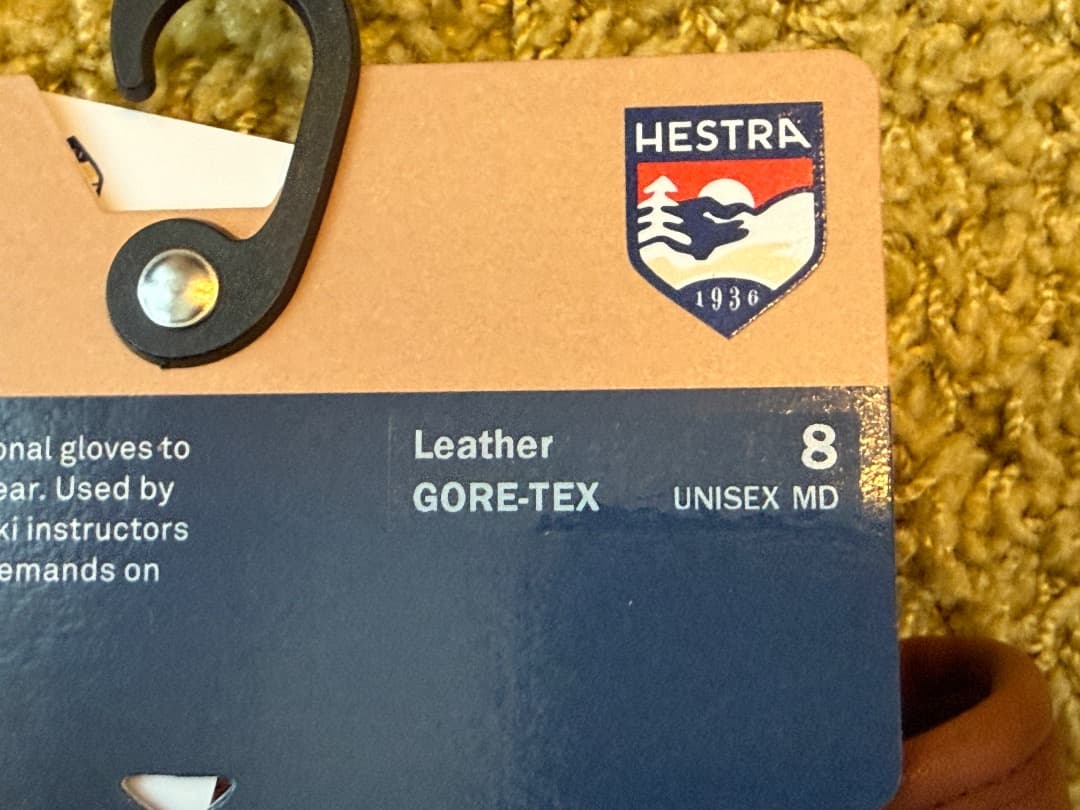 値下げ！新品！HESTRA 3-Finger 【GORE-TEX】 サイズ８