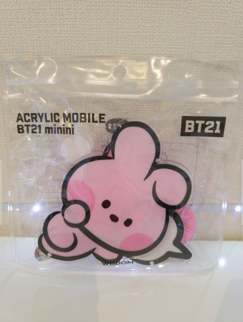 BT21 mini アクリルモビール5個セット 壁天井照明にかける