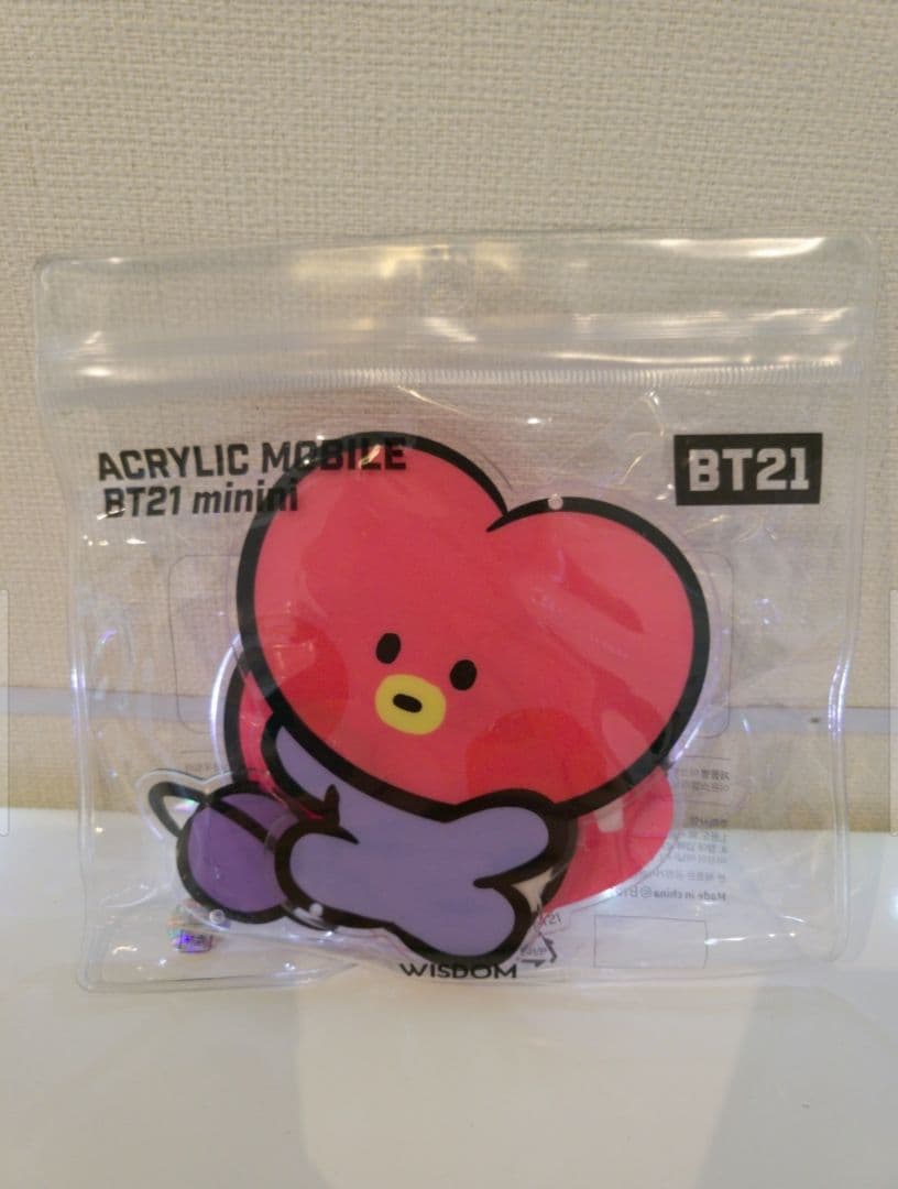 BT21 mini アクリルモビール5個セット 壁天井照明にかける