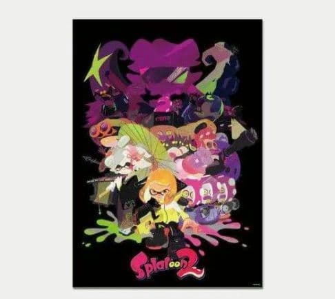 希少☆新品未使用☆匿名配送　スプラトゥーン2 B2ポスター 非売品