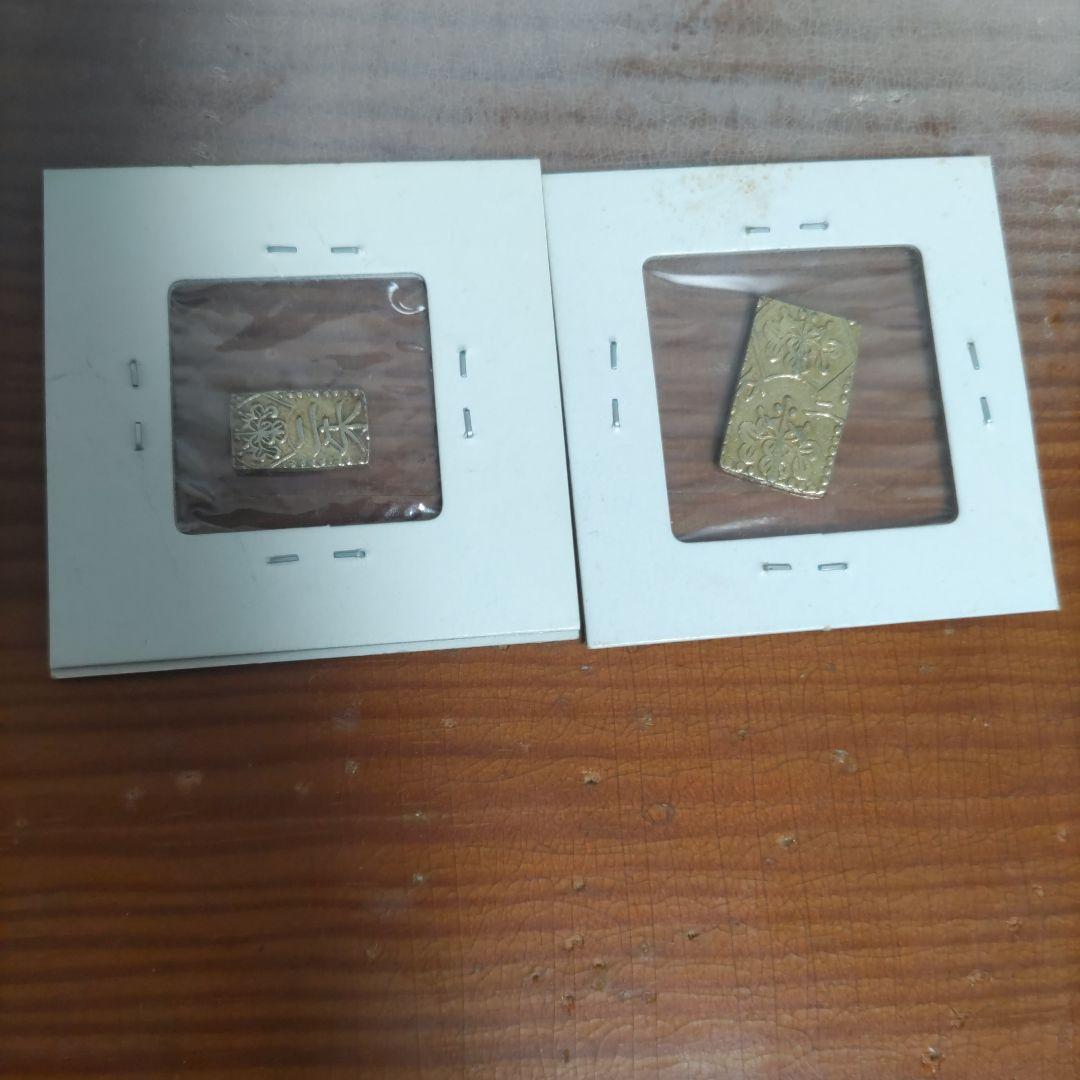 明治二分金　二朱金　セット
