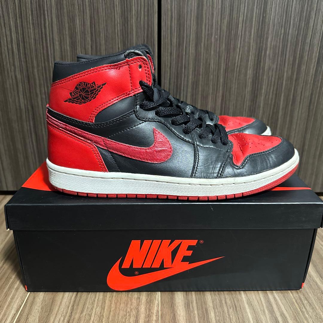 AIR JORDAN1 HI OG BRED 2001 復刻　27.0
