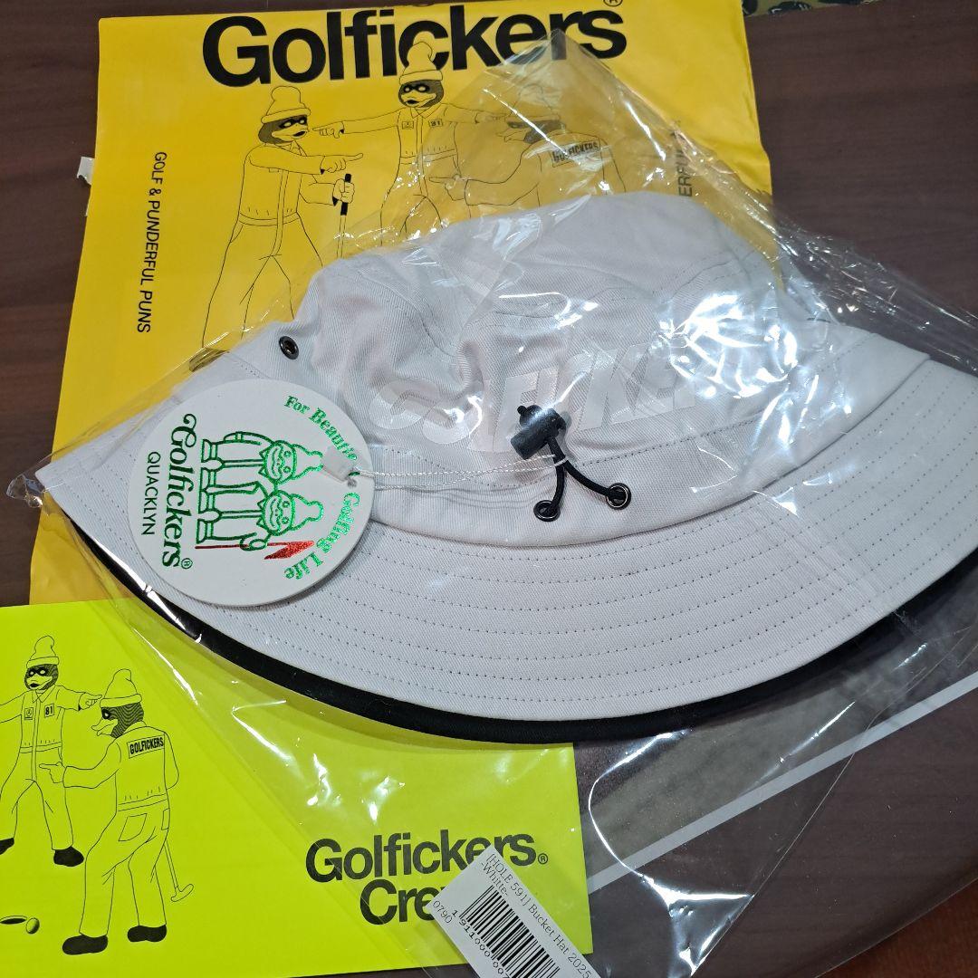 Golfickers バケットハット ホワイト