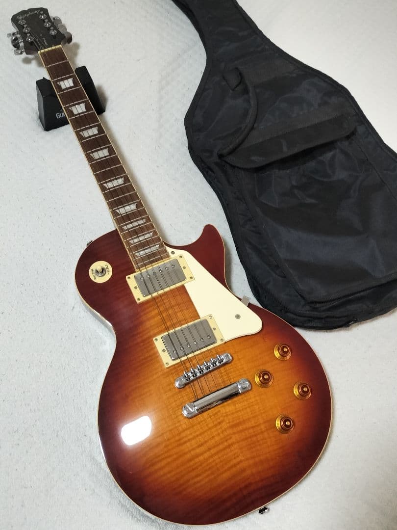 Epiphone エピフォン レスポール Standard サンバースト ケース