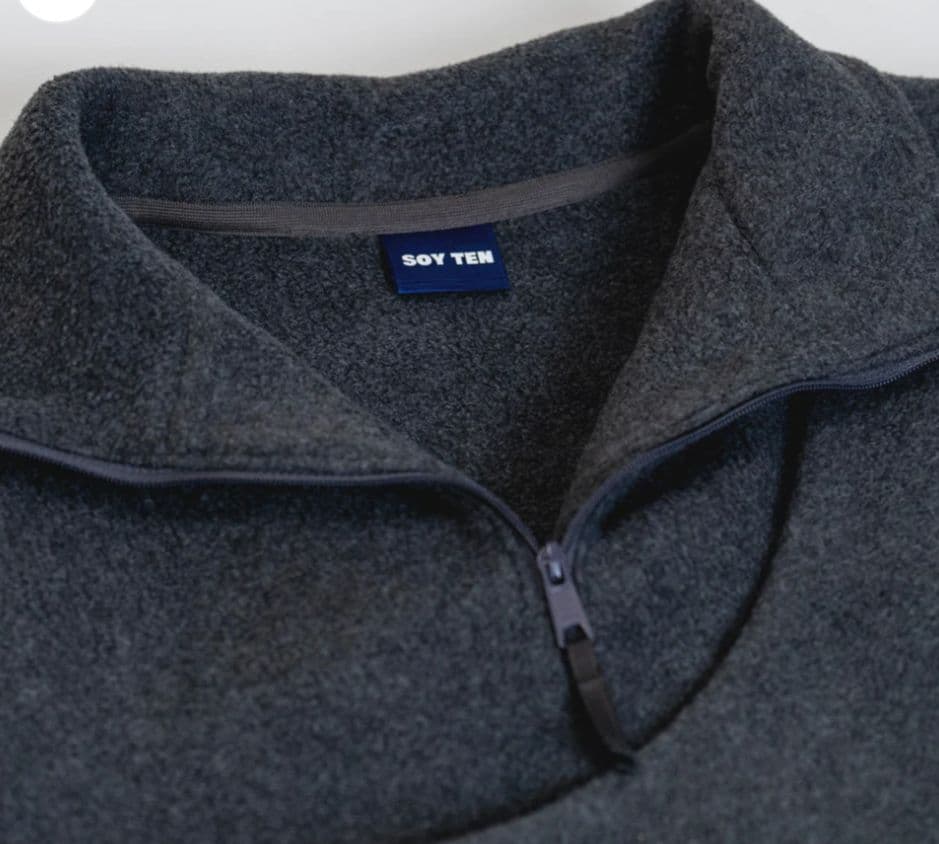 SOY TEN Fleece HALF ZIPS/M ソイテン