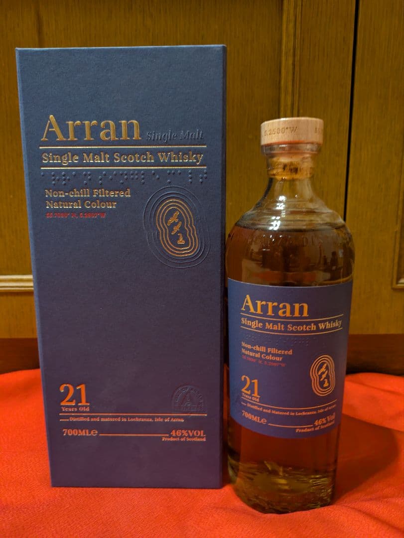 Arran アラン21年 シングルモルトウイスキー 700ml 46%