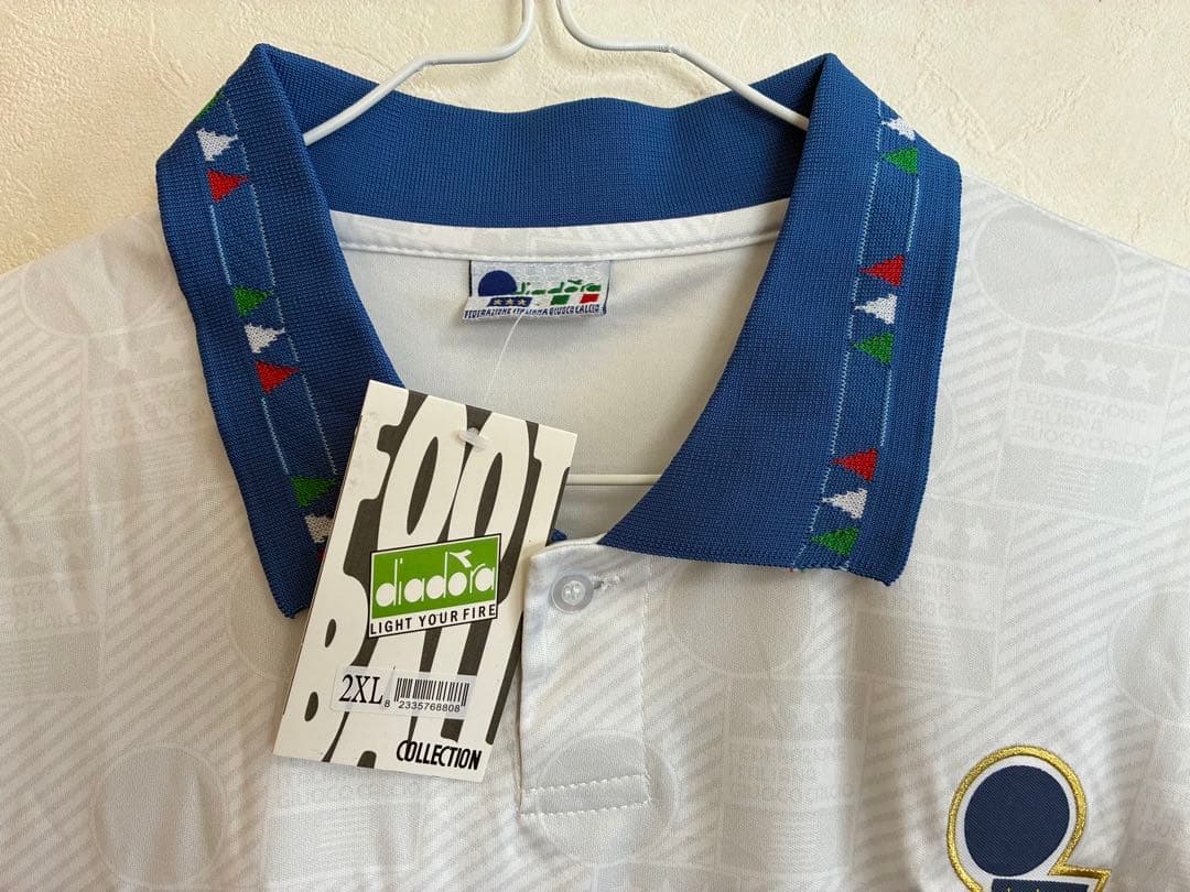 【新品タグ付】 1994 イタリア アウェイ 10: BAGGIO 2XL