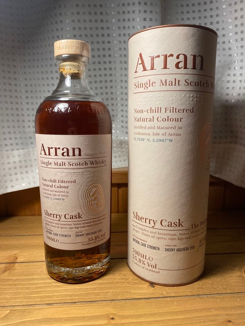 Arran シングルモルトスコッチウイスキー シェリーカスク 700ML