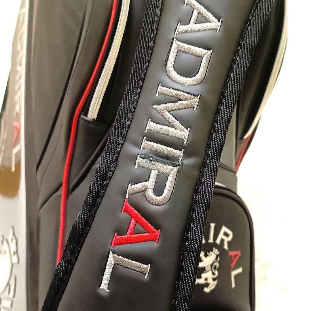 【未使用品】Admiral　GOLF　ゴルフ　キャディバッグ　訳あり　フード付き