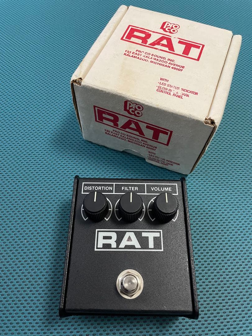 使用期間短く美品❗️Pro Co RAT USA製エフェクター 元箱付き