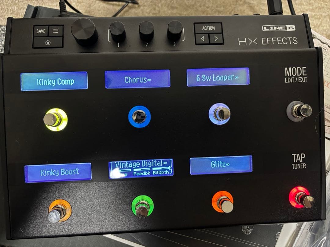 LINE 6 HX Effects エクスプレッションペダルEX1付属