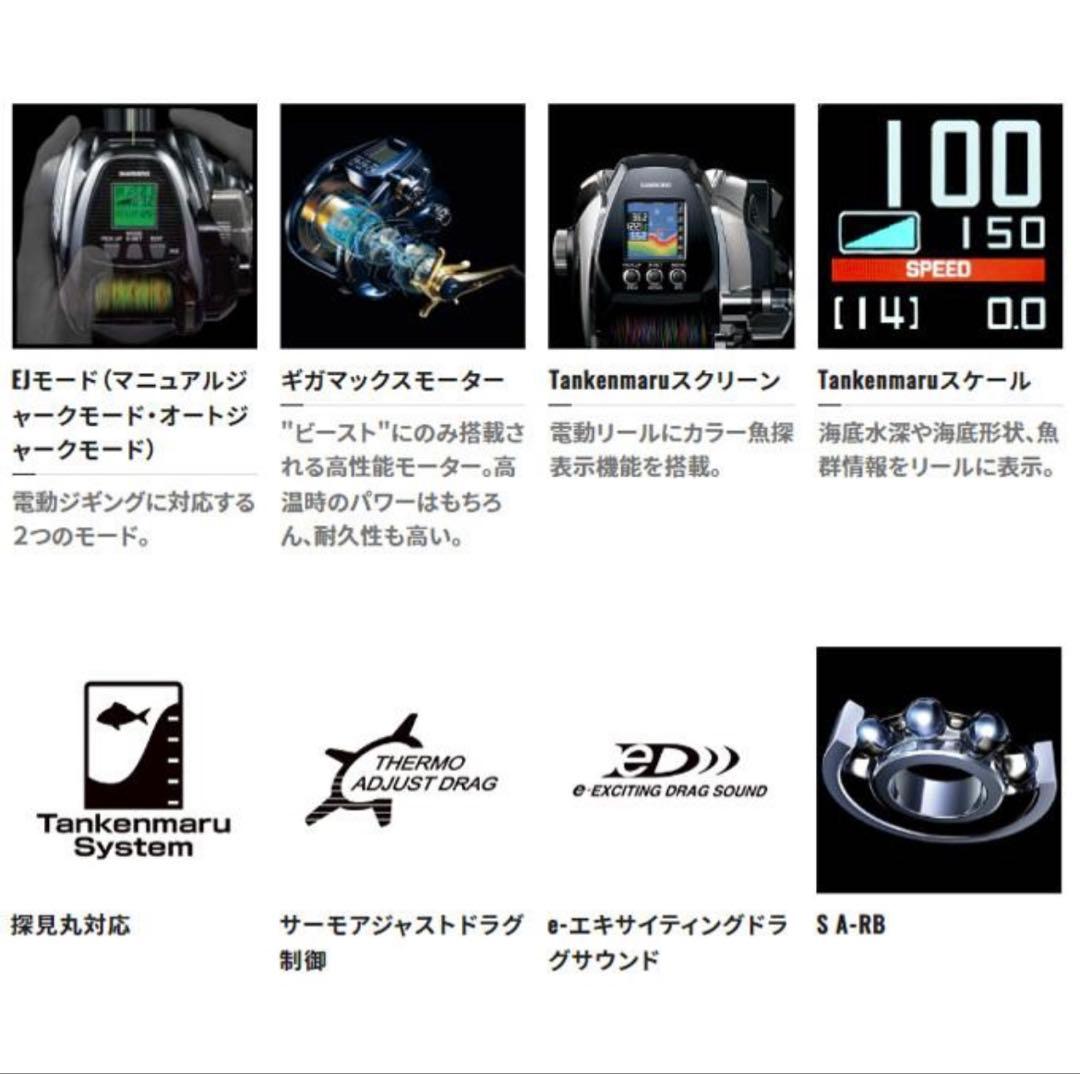 [開封・未使用品] シマノ 22 ビーストマスター 2000 右ハンドル