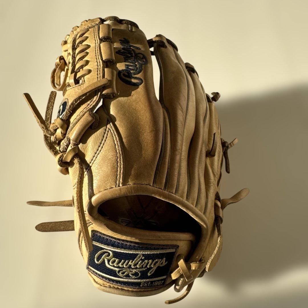 Rawlings 軟式グローブ ベージュ左利き用