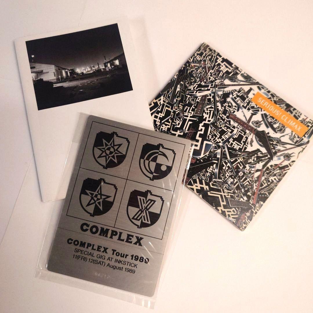 【未開封】COMPLEX　メタルチケット　おまけ付　レア　入手困難