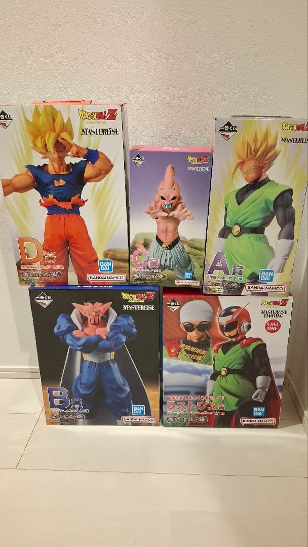 新品未開封　ドラゴンボール　一番くじ　激突　宇宙を賭けた闘い　５体セット