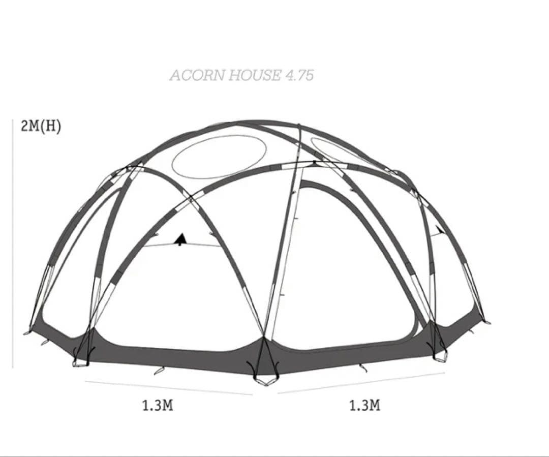 ドームテント:ACORN HOUSE 4.75/groundcover