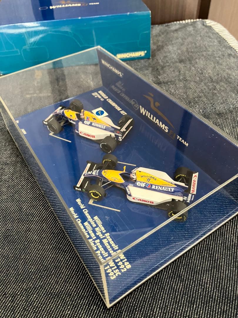 ミニチャンプスF1 1/43 ウィリアムズF1チーム FW14B、FW15C