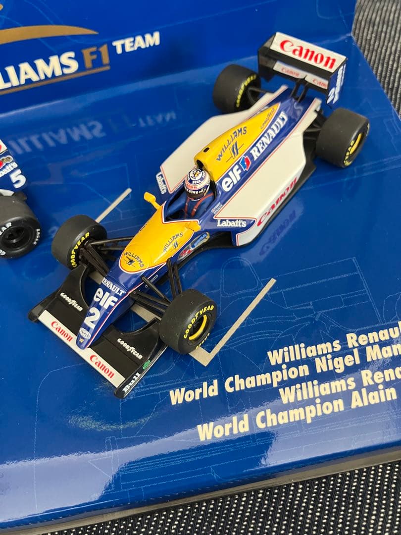 ミニチャンプスF1 1/43 ウィリアムズF1チーム FW14B、FW15C