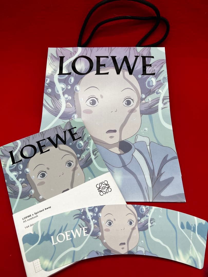 LOEWE ❣️千と千尋の神隠し 　　　　　　ショッパー＆ノートセット