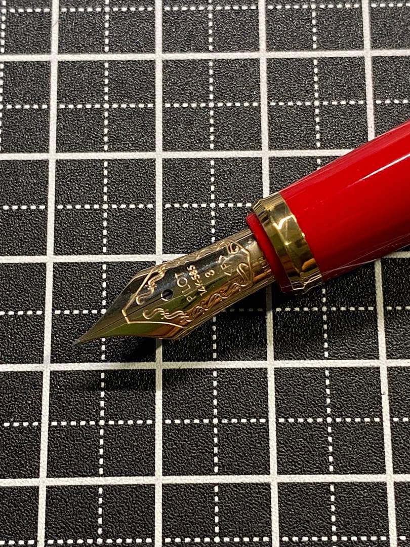 PILOT CUSTOM98 Red 万年筆　字幅F