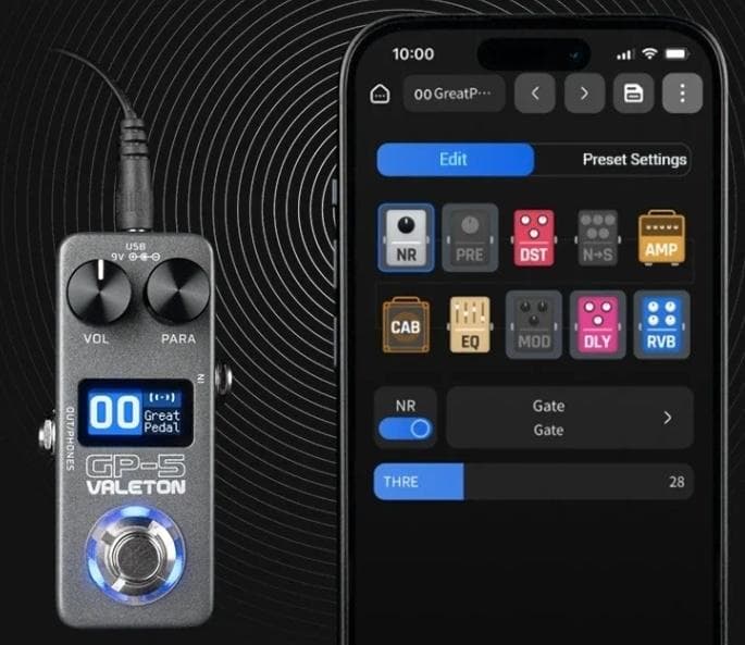 【即日発送可・新品】Valeton GP-5 超コンパクト・マルチエフェクター