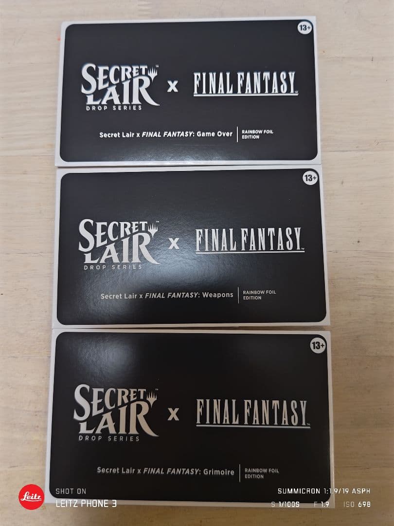 Secret Lair x FINAL FANTASY 3種セット