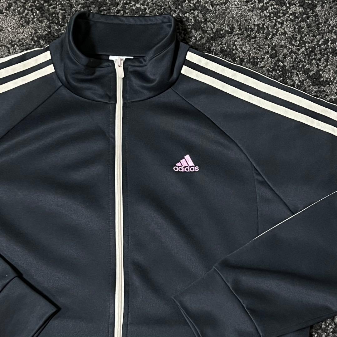 adidas アコールグレージャージジャケット M