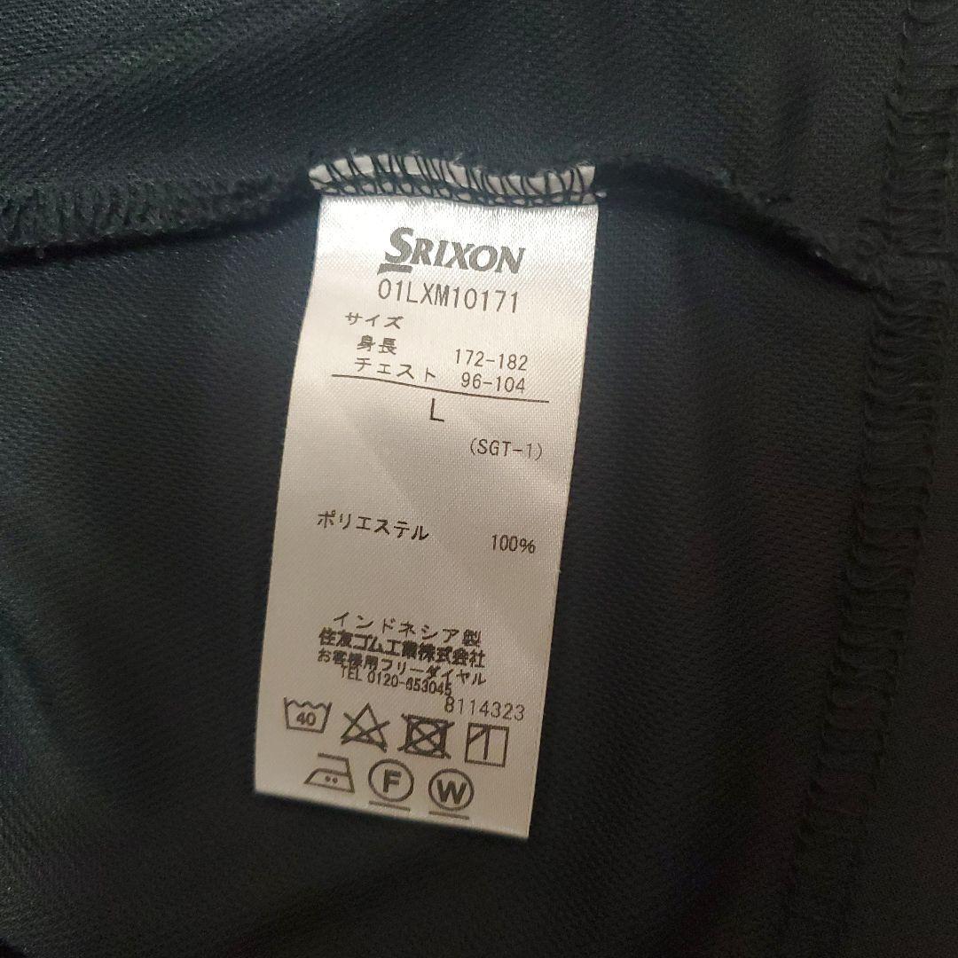 SRIXON 襟付き　半袖Tシャツ　松山英樹モデル　ブラック