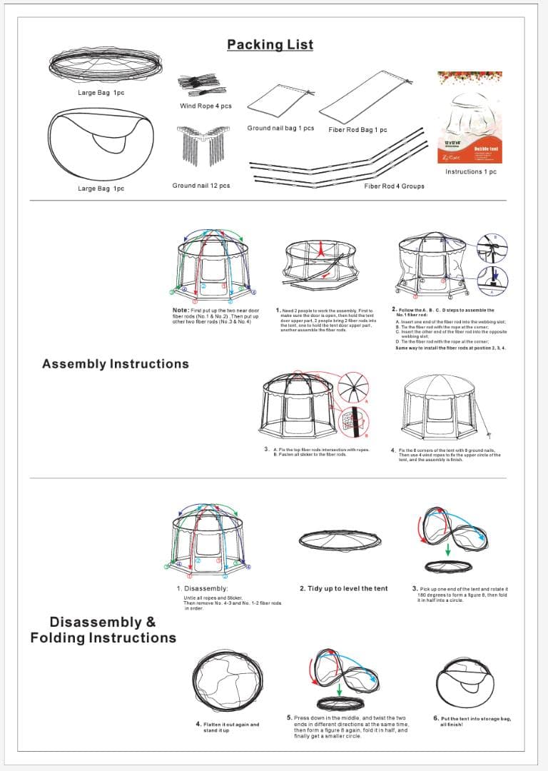 ウィンターセール【ビッグサイズ6人用】ビニールハウス