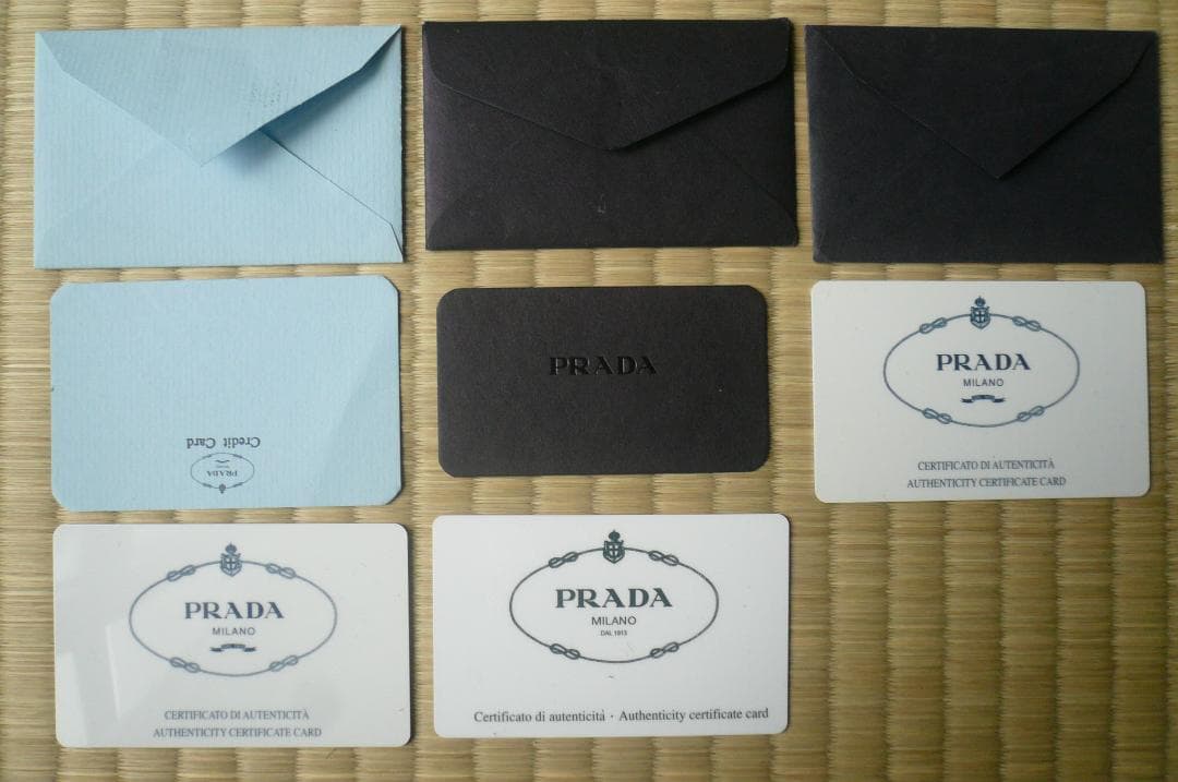 【ルイヴィトン＆PRADA】 空箱 収納袋 ショップ袋 手さげ袋 カード3枚