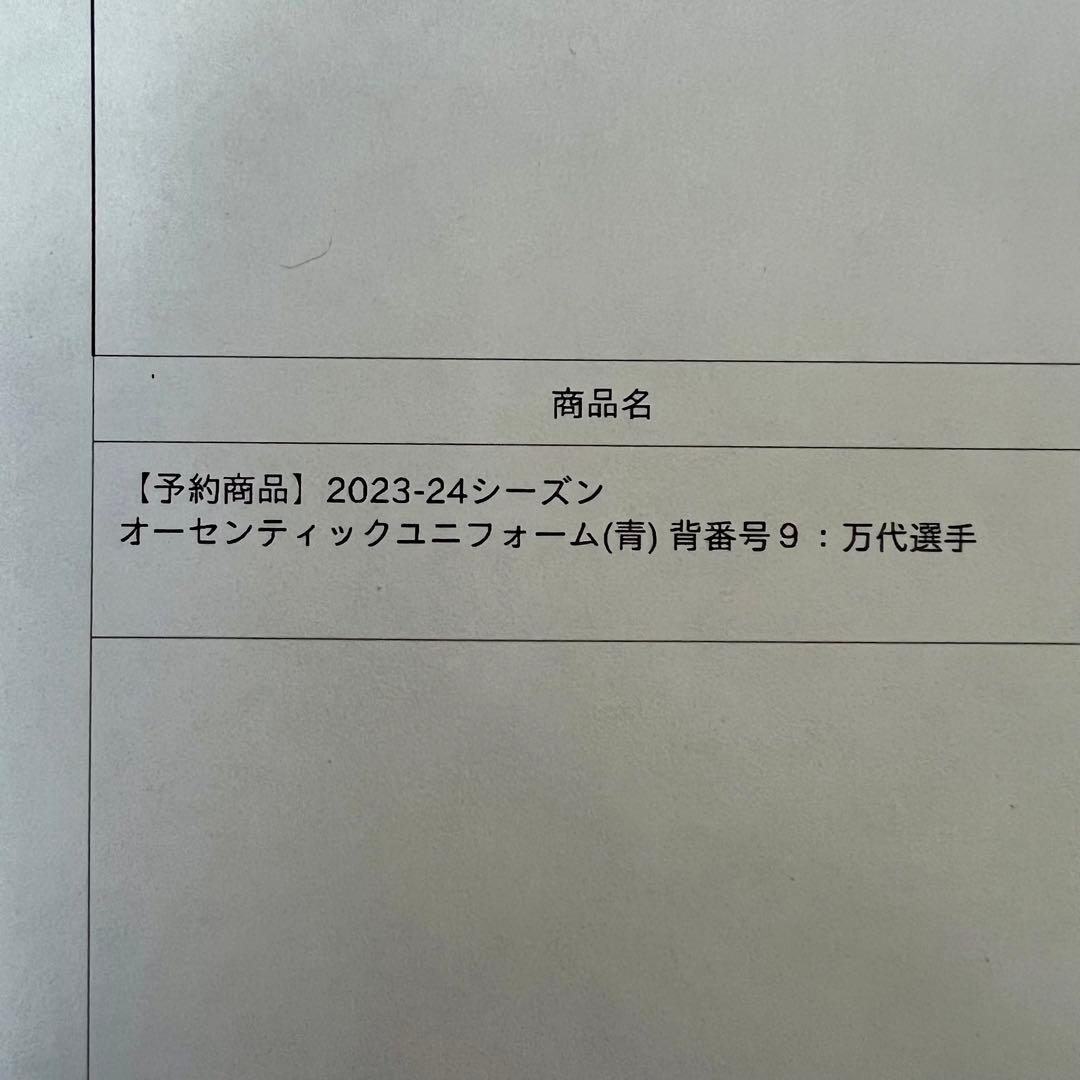 【新品未開封】SAGA久光スプリングス オーセンティックユニフォーム 万代真奈美