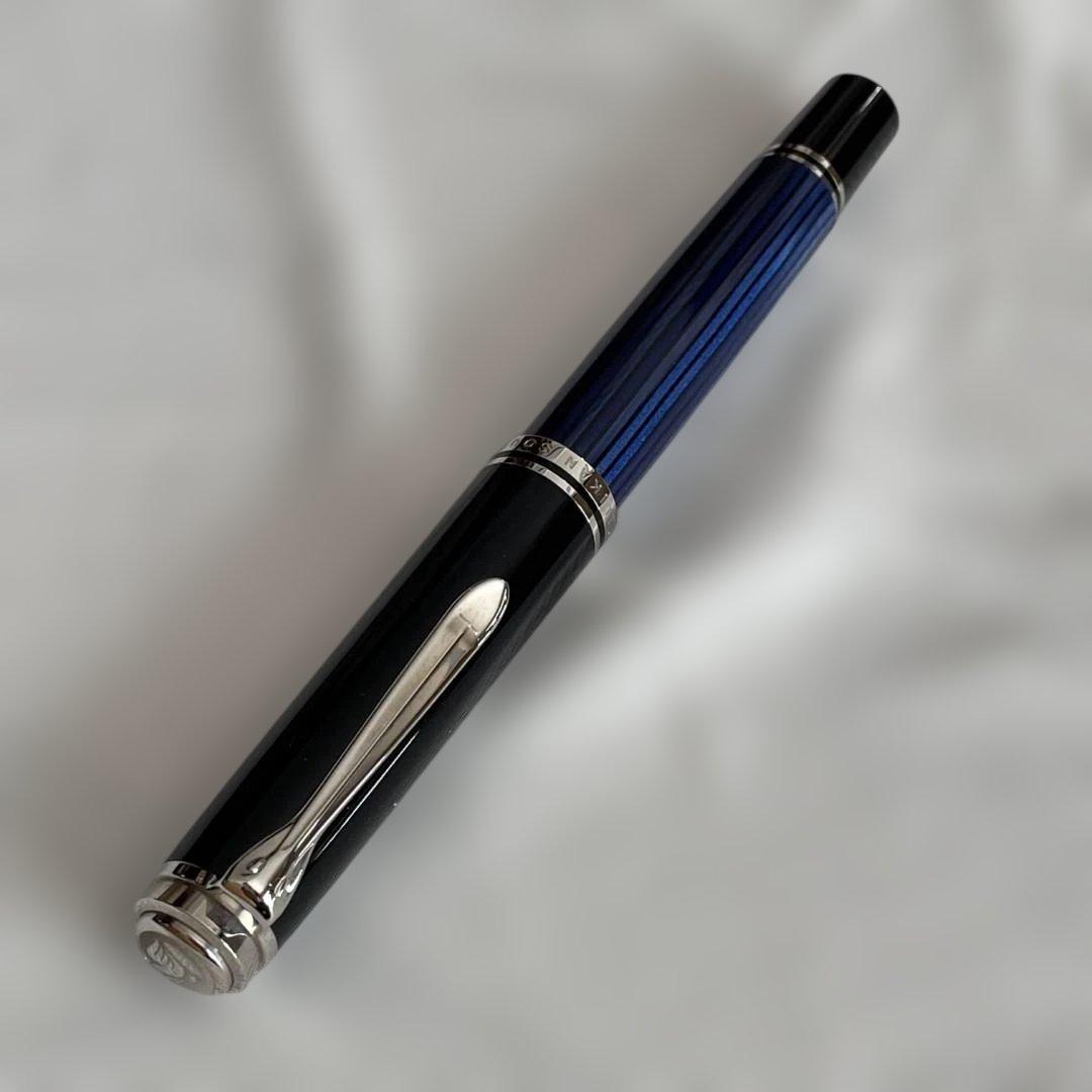 Pelikan/ペリカン ローラーボール スーベレーン R805 青縞