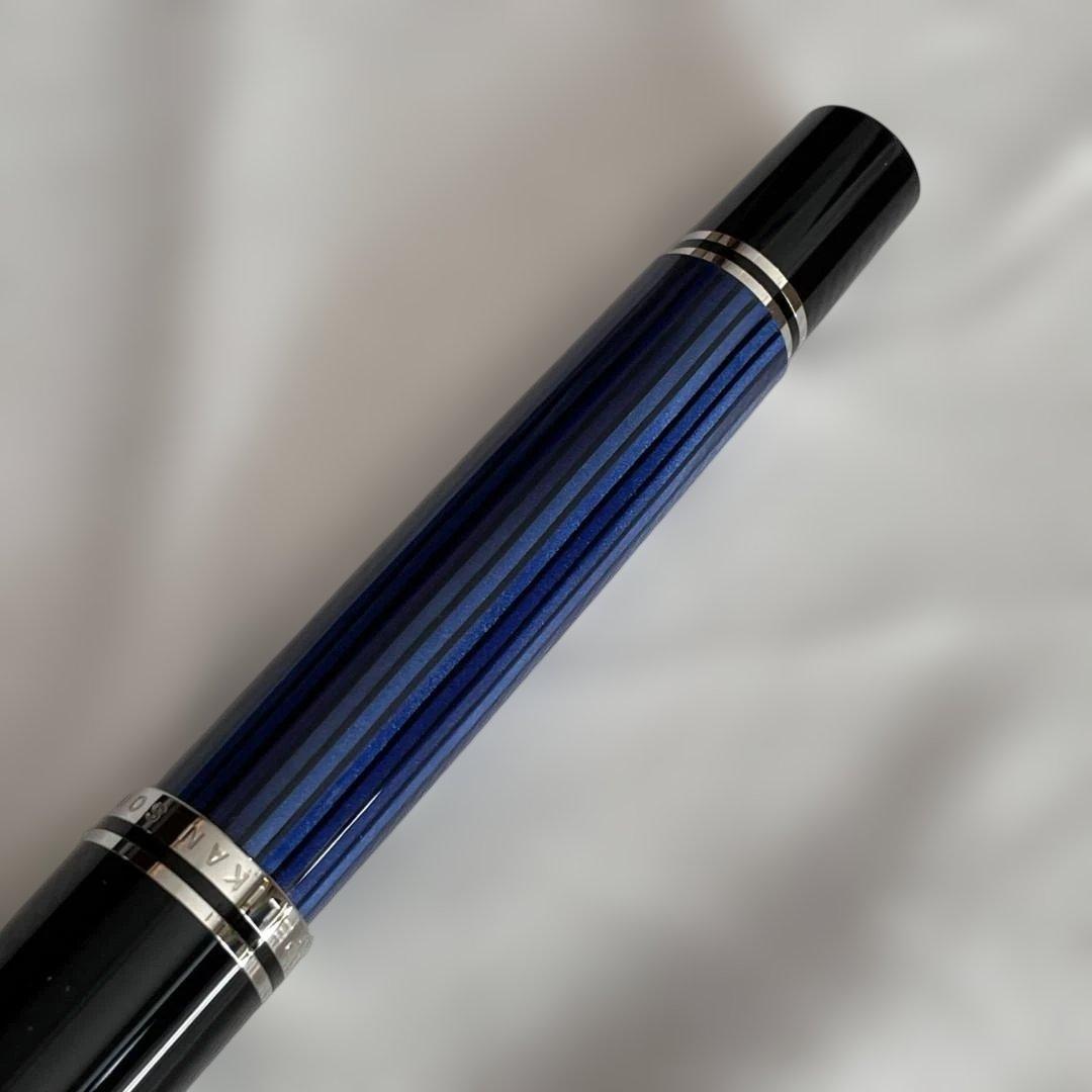 Pelikan/ペリカン ローラーボール スーベレーン R805 青縞